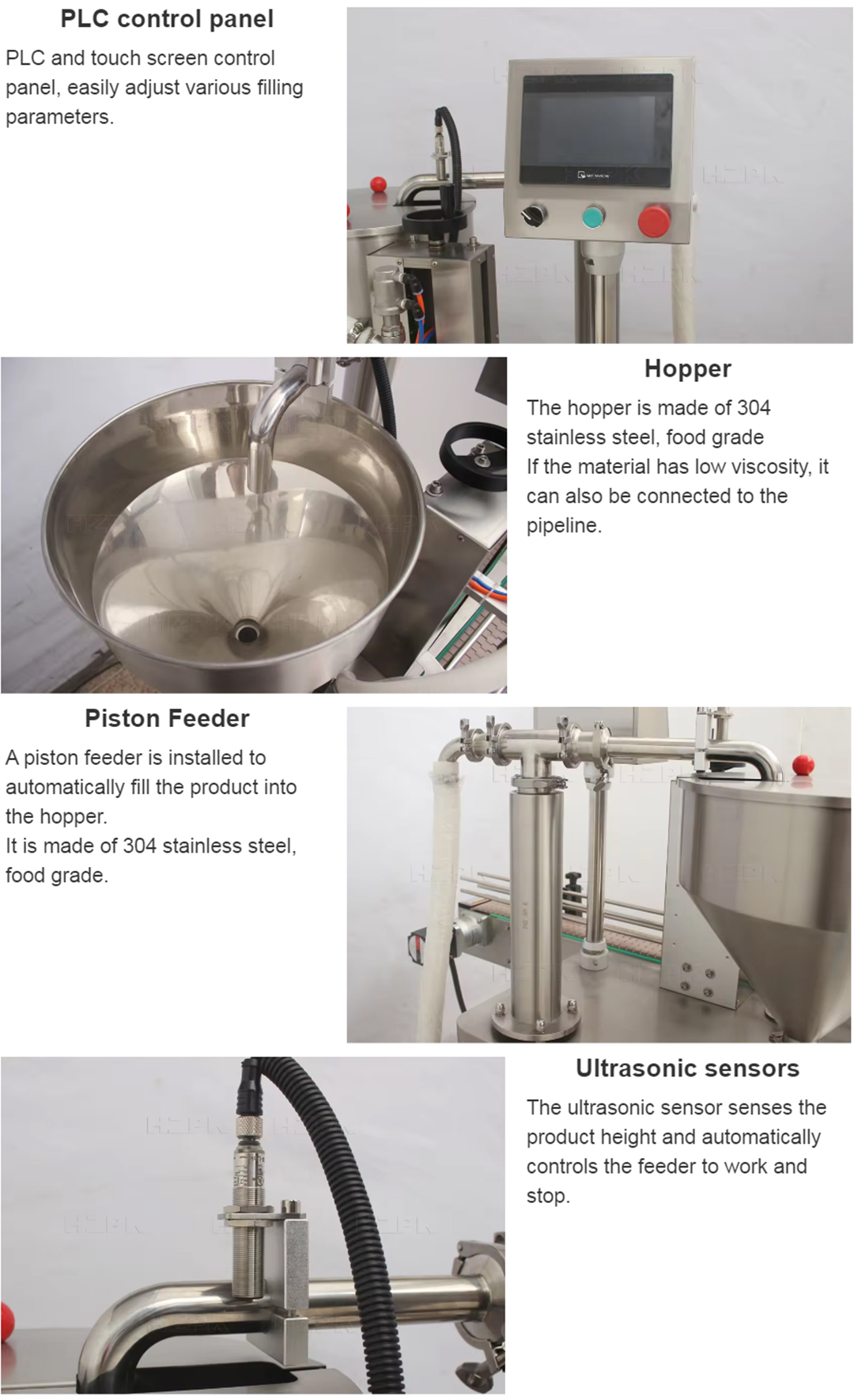 Automatic rotor pump paste filling machine with feeder – Zhejiang ...